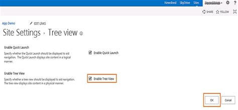 Show Tree View Navigation Sharepoint 2013