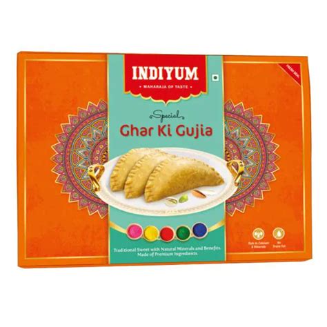 Indiyum Indian Special Holi Sweet Ghar Ki Gujia 400gm Jiomart