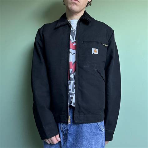 Vintage Carhartt Blanket Lined Detroit Jacket In Depop