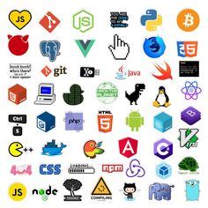 Pcs Programmer Geek Java Stickers Php Docker Html Programming