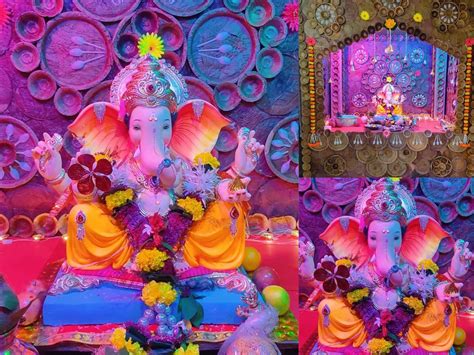 Day 2ganesh Utsav Celebration And Unique Decoration In Households
