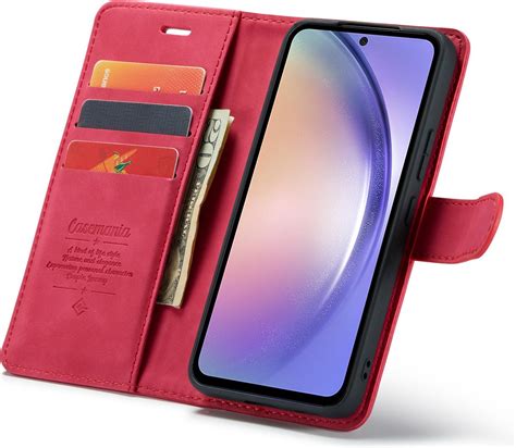 Casemania Hoesje Voor Samsung Galaxy A54 5G Royal Fuchsia 2 In 1 Magnetic Book Case Bol