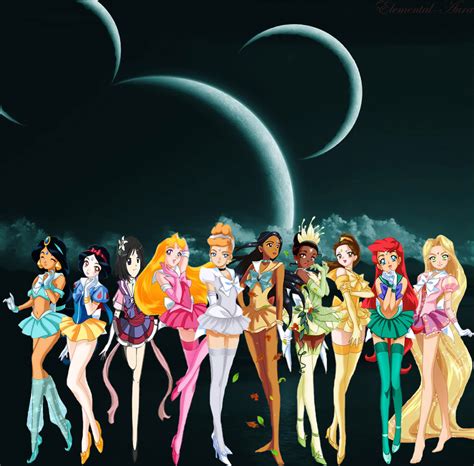 Sailor Disney Princesses Unite Disney Sailor Princesses Photo