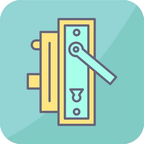 Door Handle Vector Icon 18759881 Vector Art At Vecteezy