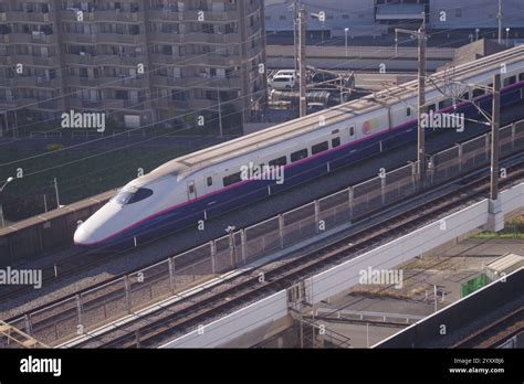 Shinkansen Train In Japan Stock Photo Alamy