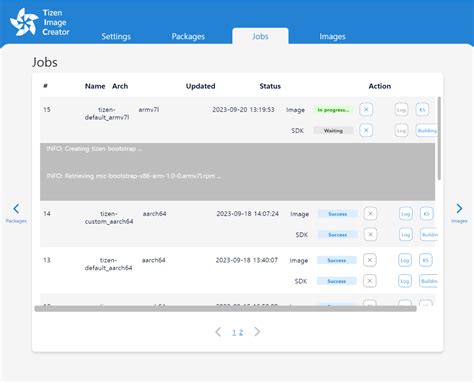 Create Tizen Images With Tizen Image Creator Tic Tizen Docs