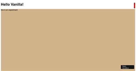 Vanilla Custom Scrollbar Codesandbox