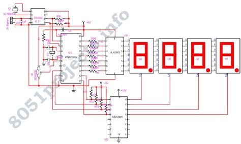 A Simple And Elegant Circuit Diagram For A Digital Clock