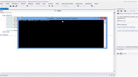 [vb net] funções do console application youtube