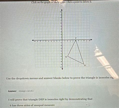 Solved Click On The Graph To Plot A Point Click A Point To Delete It