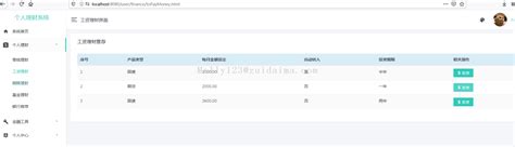 spring boot2 mybatis thymeleaf bootstrap开发个人理财系统 代码 最代码