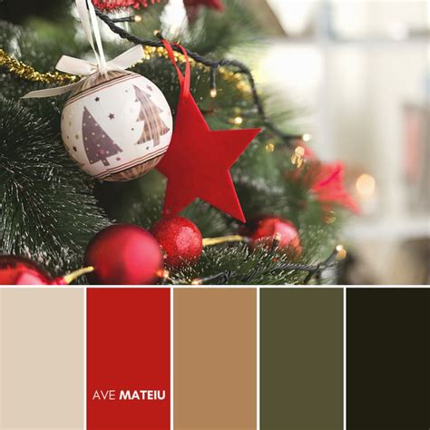 20 Christmas Color Palettes 2021 Ave Mateiu Christmas Color Palette