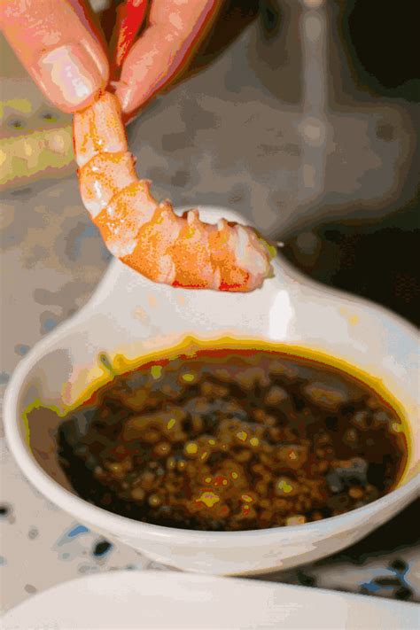 海白虾蘸料 海鲜蘸料 大山谷图库