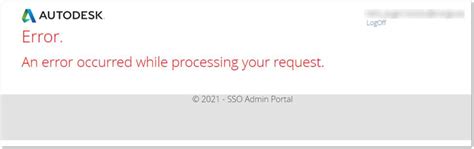 Error An Error Occurred While Processing Your Request When Trying