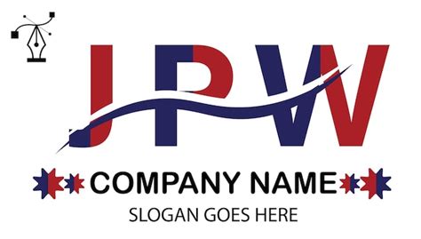 Premium Vector Jpw Letter Logo