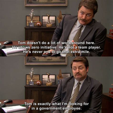 Ron Swanson Meme Government