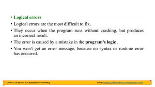 Ch Exception Handling Pdf