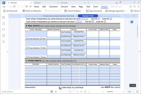 Irs Form 433 F Fillable Printable Pdf Templates Images