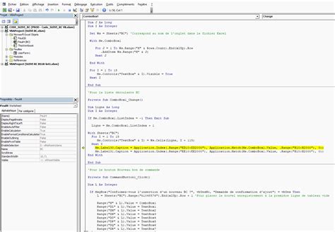 Renvoyer La Valeur D Une Cellule En Fonction D Une Autre Dans Un Userform