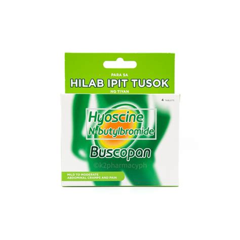 Buscopan Hyoscine N Butylbromide