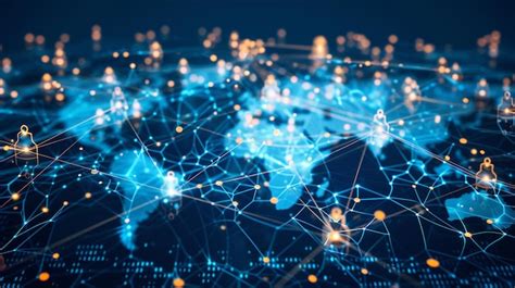 Global Business Structure Of Networking Analysis Premium Ai Generated