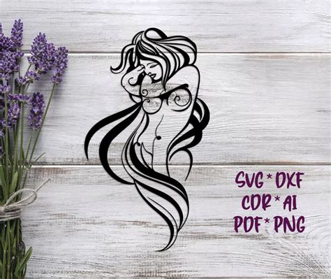 Naked Woman SVG DXF AI Digital Vector Design For Plasma And Laser