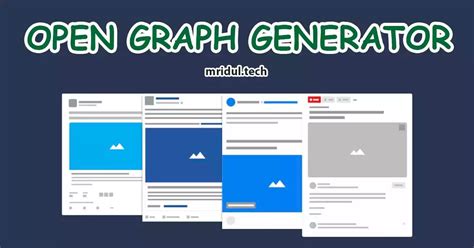 Open Graph Generator Create Og Tags For Social Sharing