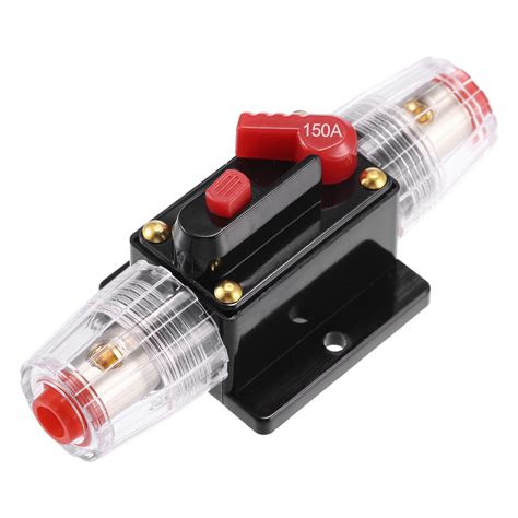 1 Juego Dc 12v 48v 150amp Circuito Disyuntor Con Manual Reinicio Negro