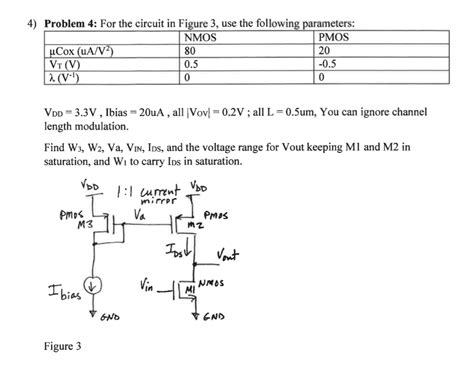 Solved 3 Problem 3 For The Circuit In Figure 2 Vcc 9v