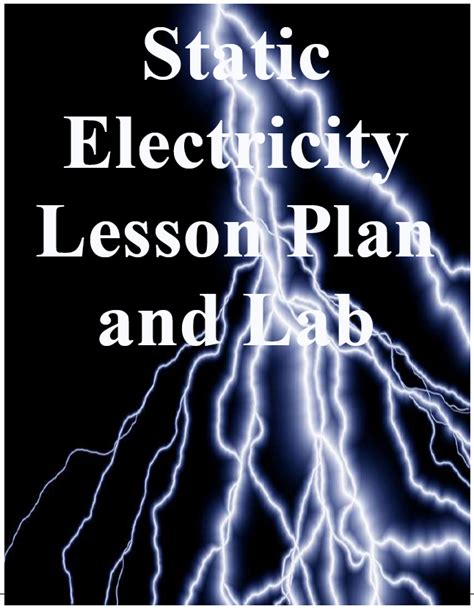 The Best Of Teacher Entrepreneurs Free Science Lesson Static Electricity Lab”