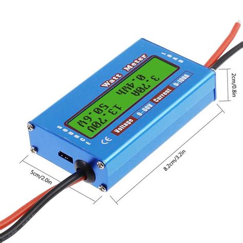 디지털 모니터 Lcd 와트 미터 60v 100a Dc 전류계 Rc 배터리 파워 앰프 분석기 Puo88 보안 검사 장치
