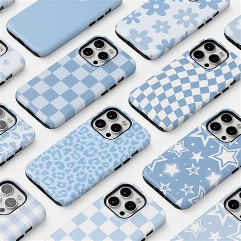 Aesthetic Phone Cases Blue Etsy