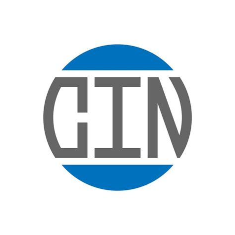 Cin Letter Logo Design On White Background Cin Creative Initials