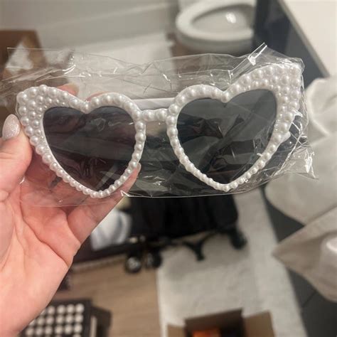 Heart Shaped Custom Sunglasses Bridal Sunglasses With Name Bach Party