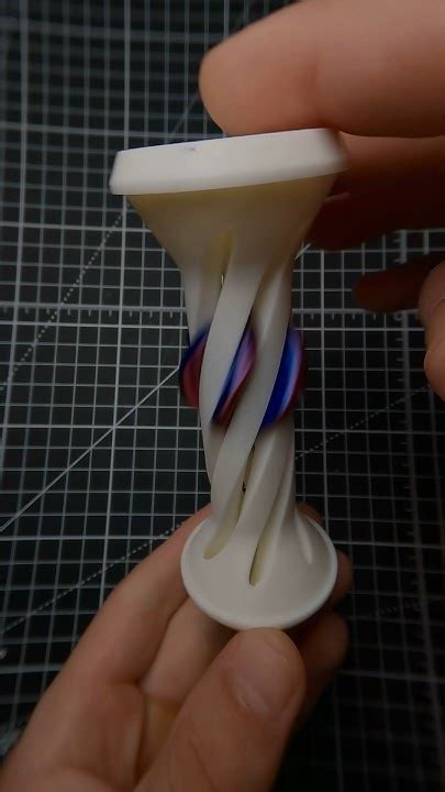 Enclosed Helix Sphere Fidget 3dprinted Illusion Fidget Youtube