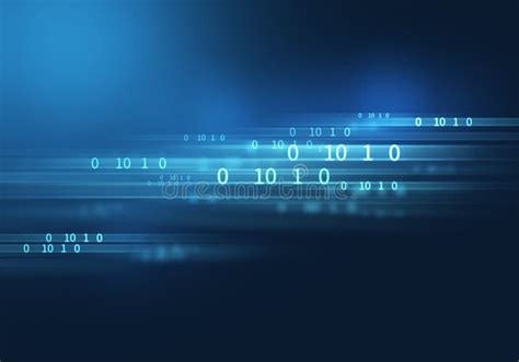 digital code number abstract technology background stock illustration illustration of creative