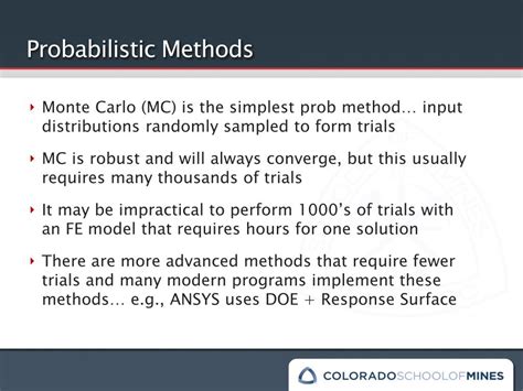 Ppt Probabilistic Analysis Using Fea Powerpoint Presentation Free