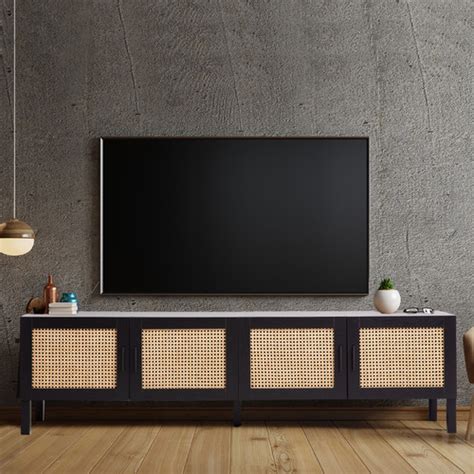 Milano Senna Rattan Entertainment Unit Temple Webster