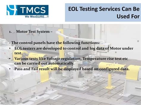 Tmcs And Its Solutions Eol Testing Daq System Ate Testingpptx
