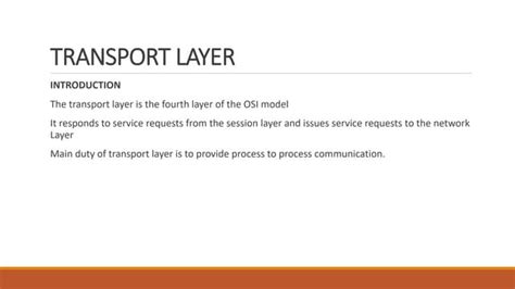Transport Layer Services Multiplexing And Demultiplexing Pptx