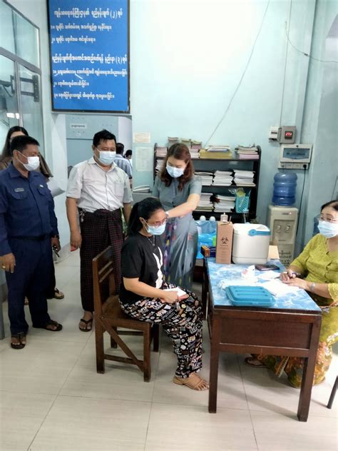 အကျောက်တံတားမြို့နယ်တွင် ပြည်သူများအား ကိုဗစ် ၁၉ရောဂါ ကာကွယ်ဆေးရာနှုန
