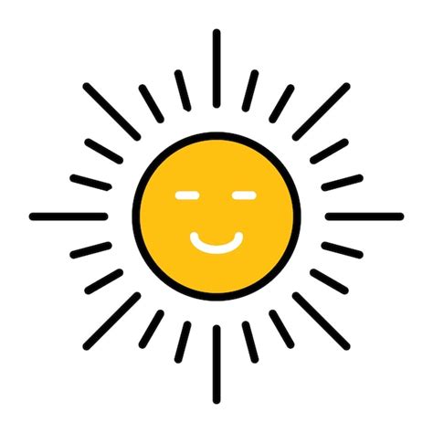 Sun Icon Premium Vector