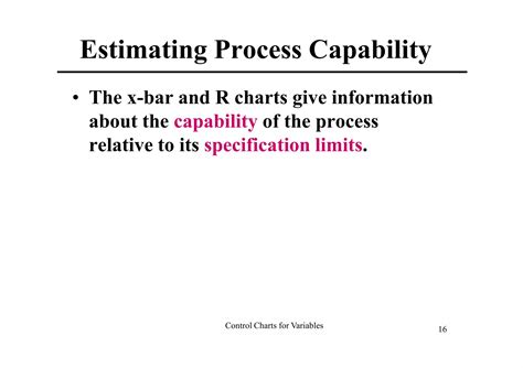 IE 002 Control Chart For Variables PPT
