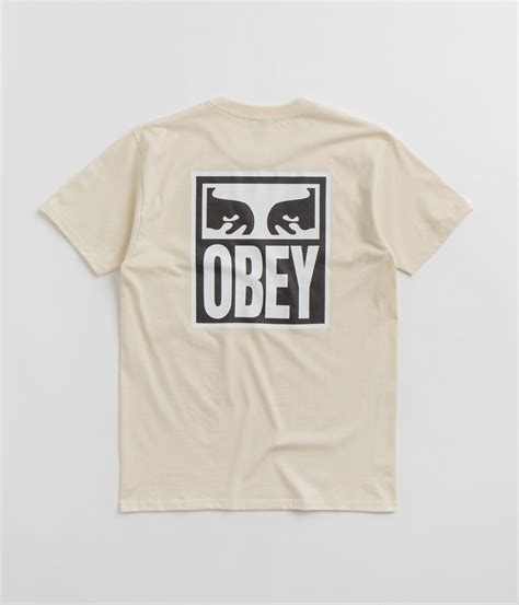 Obey Eyes Icon 2 T Shirt Cream Flatspot