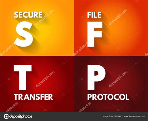 Sftp Secure File Transfer Protocol Network Protocol Provides File Access Stock Vector Image By