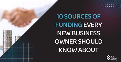 Sources Of Funding Every New Business Owner Should Know About