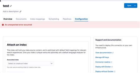 Kibana Enterprise Search Connector Issue Kibana Discuss The