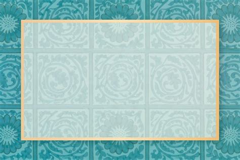 Floral Frame Vector William Morris Patroon Vintage Gratis Vector
