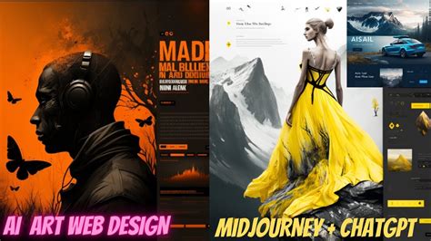 🔥how To Use Ai Art Midjourney And Chatgpt To Create Stunning Websites🔥