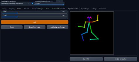 New Extension For A1111control Net Openpose Editor Rstablediffusion